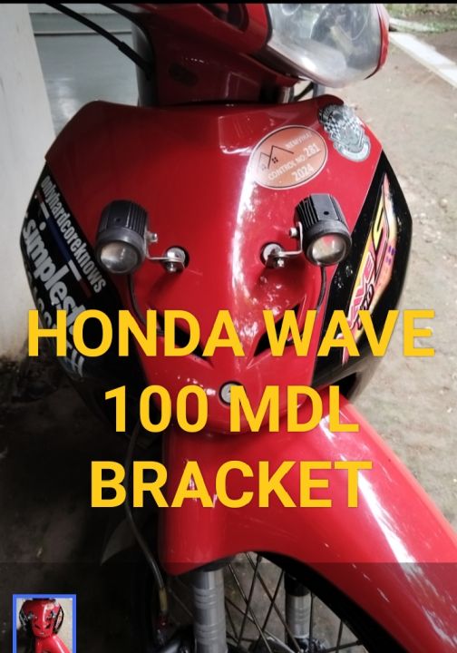 HONDA WAVE 100 MDL STAINLESS BRACKET WITH COMPLETE SET OF BOLTS | Lazada PH