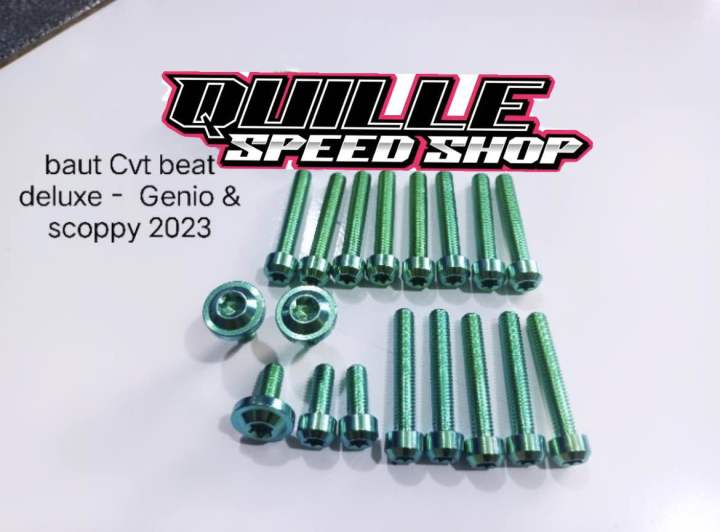 Baut Titanium Full Cvt Beat Deluxe Genio Scoopy New GR5 original Vietnam | Lazada Indonesia