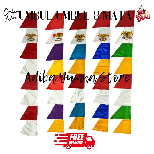 Grosir Bendera Umbul Umbul lambang Garuda 1 kodi 20pcs | Lazada Indonesia