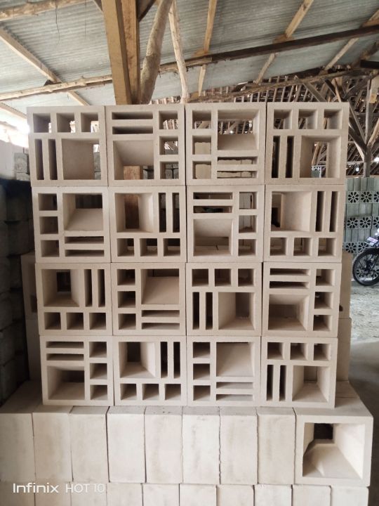 Roster beton minimalis type lb6,roster putih,roster semen,roster motif ...