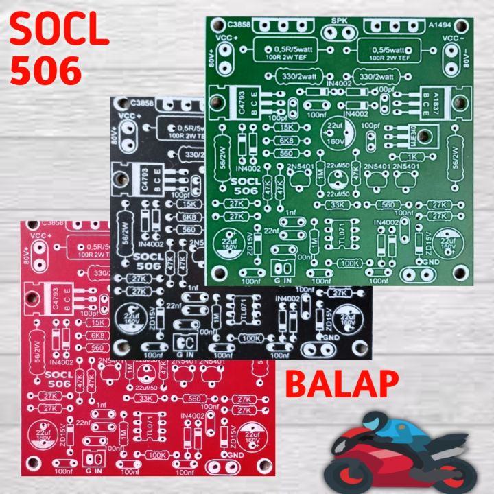 PCB kit driver power super ocl socl 506 balap tef glerr horeg | Lazada ...