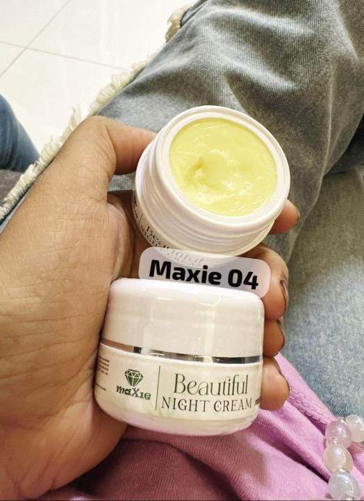 KG Cream Flek Maxie | Glowing Night Cream Premium Asli Original BPOM ...