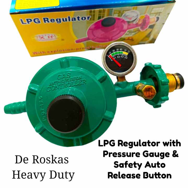 Lpg Regulator with gauge & Anti-explosion controller Heavy duty I Rayms ...