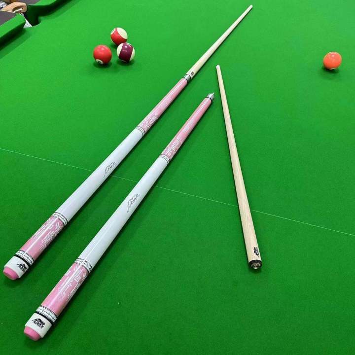 OFOPL Free Case Peach Pink Maple Billiard Cue Black Eight American ...