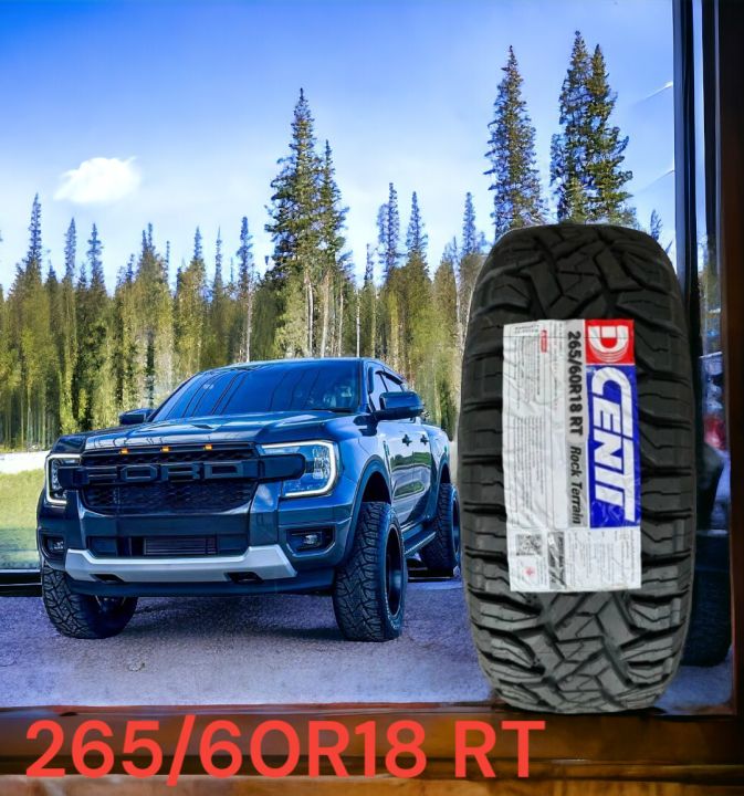 265/60R18 Dcenti RT Rock Terrain ผลิตไทยยางใหม่ปี25 ยางรถยนต์ราคาถูก ...
