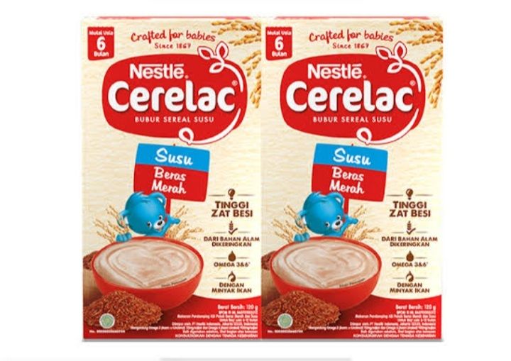 Nestle Cerelac Susu Beras Merah 6+ 120 gr | Lazada Indonesia