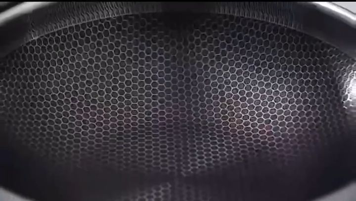 Home2U🏡 HoneyComb 32cm Wok Nonstick Stainless Steel Frypot Cooking ...