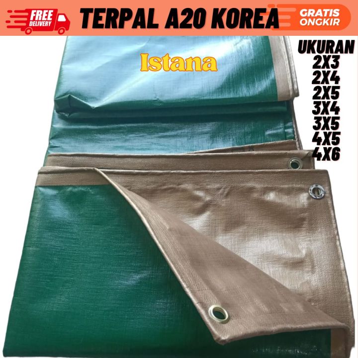Terpal Lembaran 4x6 4x5 4x4 tipe a20 korea tahan panas dan air kuat ...