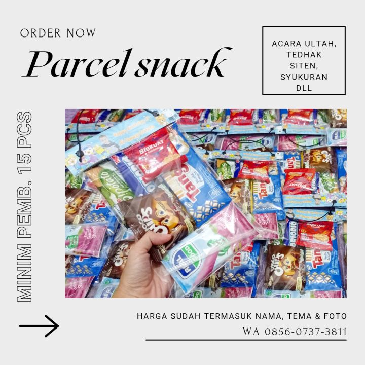 PARCEL SNACK MURAH ACARA ULANG TAHUN, TEDAK SITEN, SYUKURAN, DLL ...
