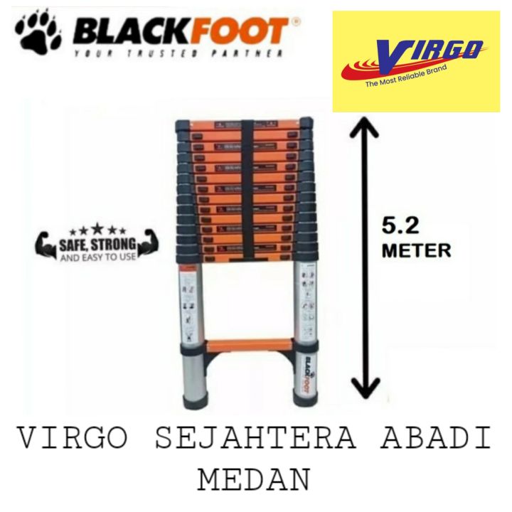 5.2M TANGGA LIPAT TELESKOPIK TELKOM 14 STEP SINGLE TELESCOPIC LADDER 5 ...