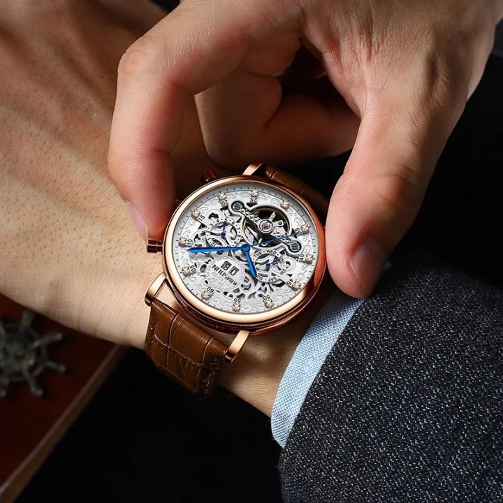 KIMSDUN brand fashionable business luxury fully automatic mechanical ...