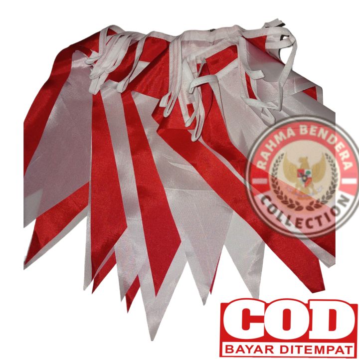 BENDERA RENTENG MERAH PUTIH 50 METER | Lazada Indonesia