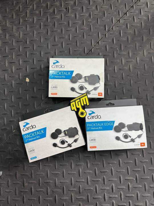 Orig Cardo Packtalk Bold / Edge 2nd Helmet Kit JBL / Non-JBL/ Cardo ...