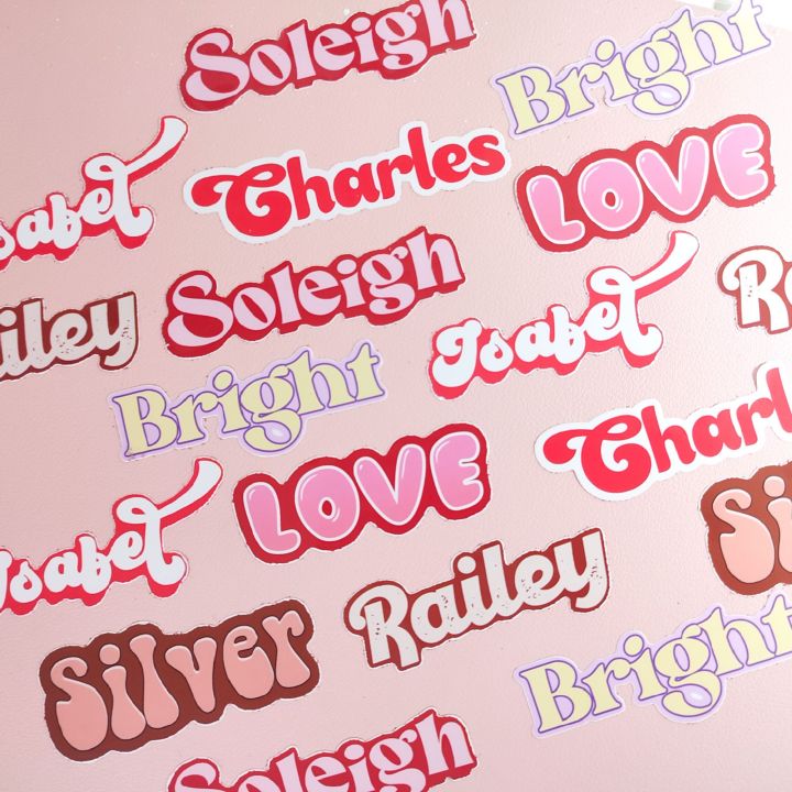 CUSTOMIZED STICKER NAME | Lazada PH