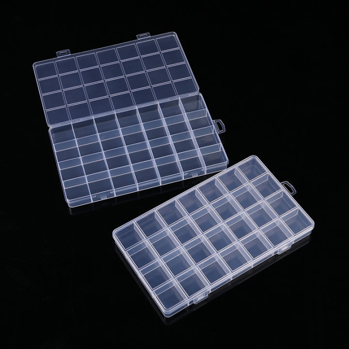 Plastic Storage Box 28 Grid With Slot Beaded Anti-string Grid Jewelry ...
