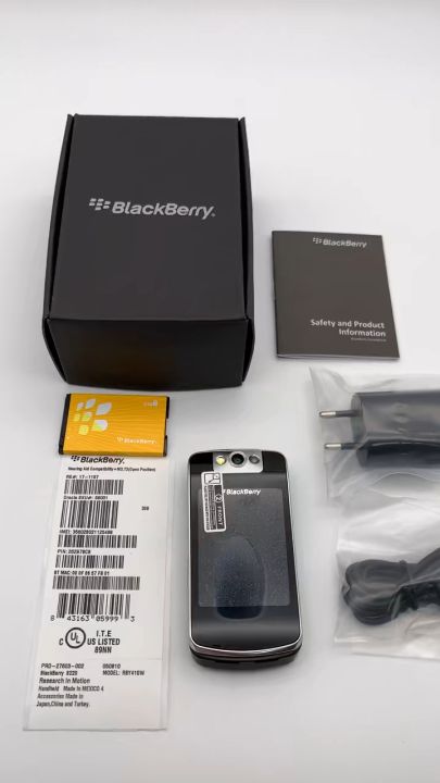 Original Blackberry 8220 Original BlackBerry Pearl Flip 2MP Mobile ...