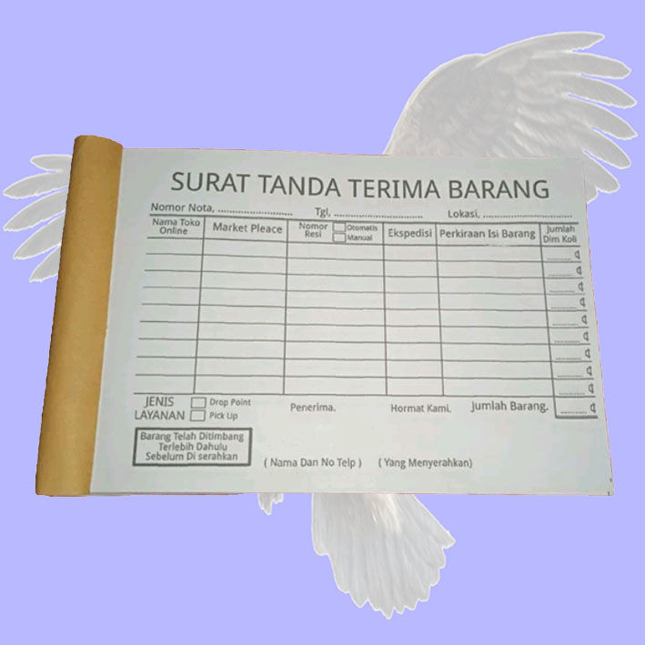 surat tanda terima barang.. | Lazada Indonesia