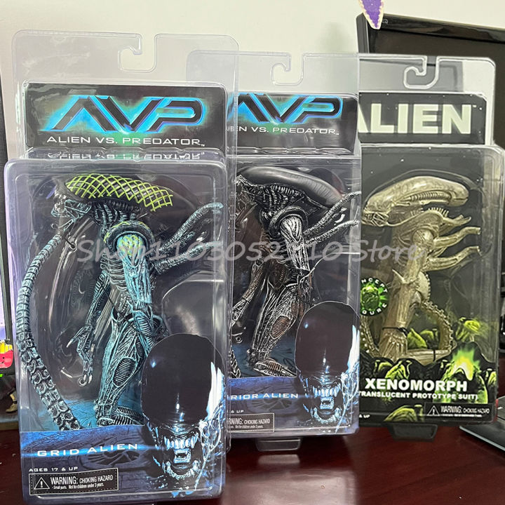 NECA ตารางนักรบ Xenomorph Alien รูป Alien vs Predator Action Figure ของ ...