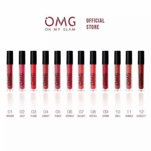 OMG Oh My Glam Matte Kiss Lip Cream 3,5g | Lazada Indonesia