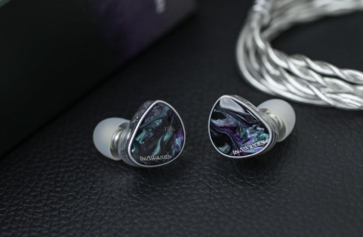 INAWAKEN DAWN Ms Purple-Gold Diaphragm Dynamic Driver IEM In-Earphone ...