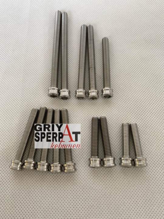 BAUT KALTER BAUT BLOK MESIN ASTREA GRAND SUPRA LEGENDA BAHAN STAINLESS CNC | Lazada Indonesia