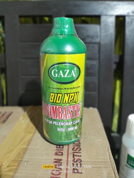 GAZA BIO NPK Cair BOOMBASTIS 1 Liter Beli Ecer Harga Grosir Cocok Untuk ...