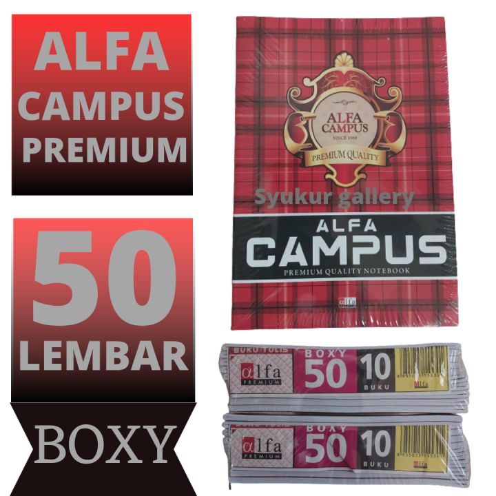 Buku Boxy Campus 50 Lembar Premium Quality | Lazada Indonesia