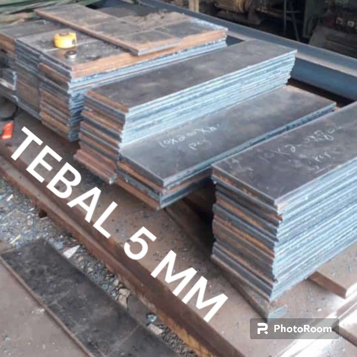 COD GRATIS ONGKIR PLAT BESI HITAM POTONG TEBAL 5 MM BERBAGAI MACAM ...