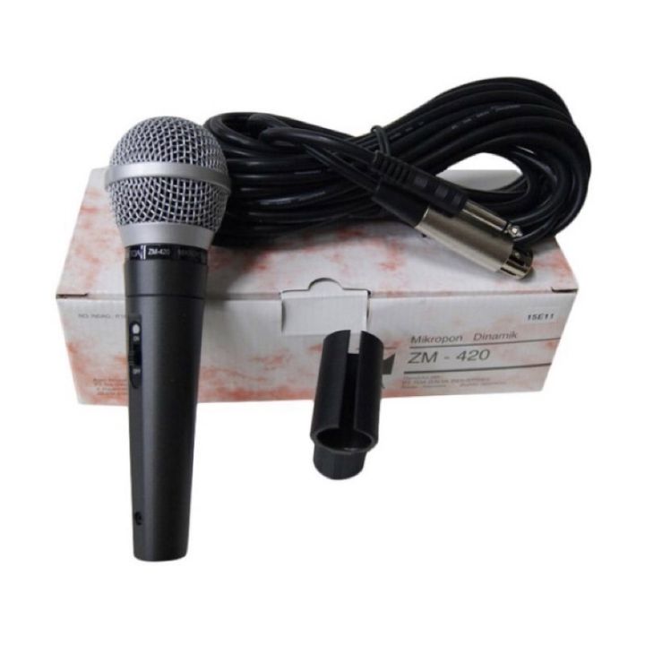 Microphone Mic Kabel TOA ZM 420 Original | Lazada Indonesia