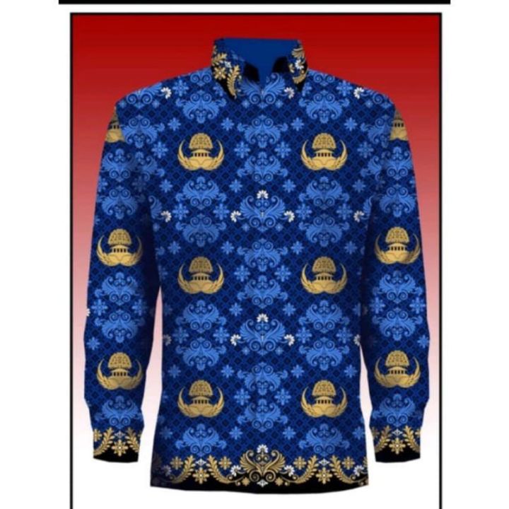 BAJU BATIK SERAGAM KORPRI TERBARU | Lazada Indonesia