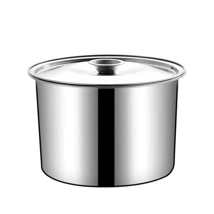 Stainless Steel Basin with Lid Metal Bowl Sauce Serving Dish Metal Bowl ...