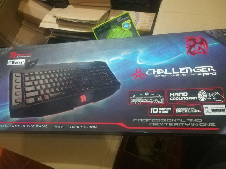 Gaming Keyboard Tt esports Challenger Pro มือ1 เก่าเก็บไม่เคยใช้ ...