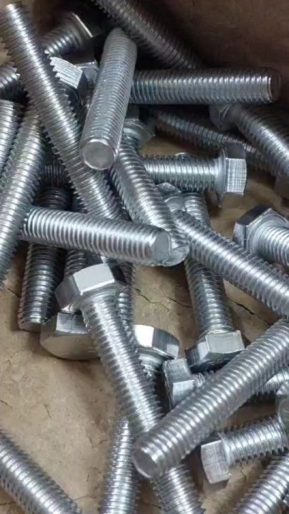 น็อต สกรู หัว 6 เหลี่ยม โบลท์ สแตนเลส 304 เกลียว 1.25 มิล ตลอด หยาบ M8 M10 (ราคาต่อตัว) สินค้าดี ...