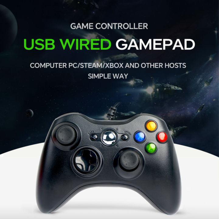 Usb Interface Wired Game Controller For Xbox 360 Steam Pc Computer Game ...