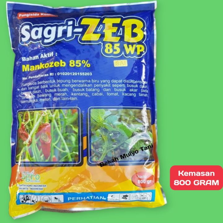 Sagri‐zeb/Sagrizeb Biru 85 WP 800gram Fungisida Bahan aktif Mancozeb ...