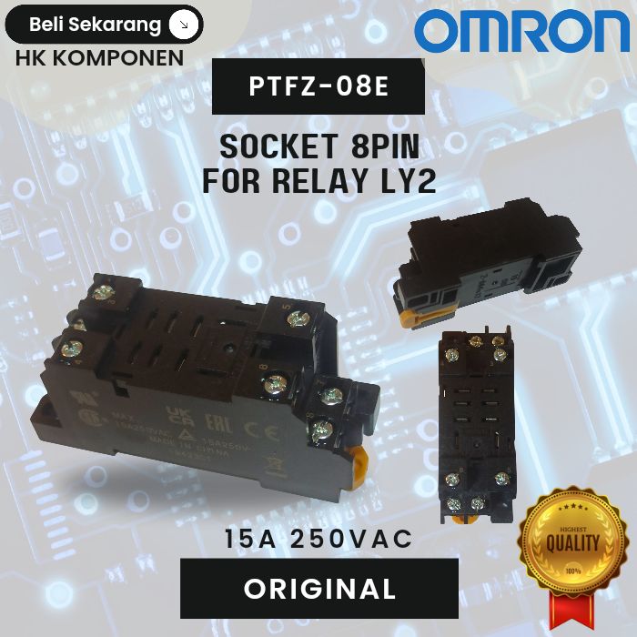 socket relay Ly2 omron original PTFZ-08-E | Lazada Indonesia