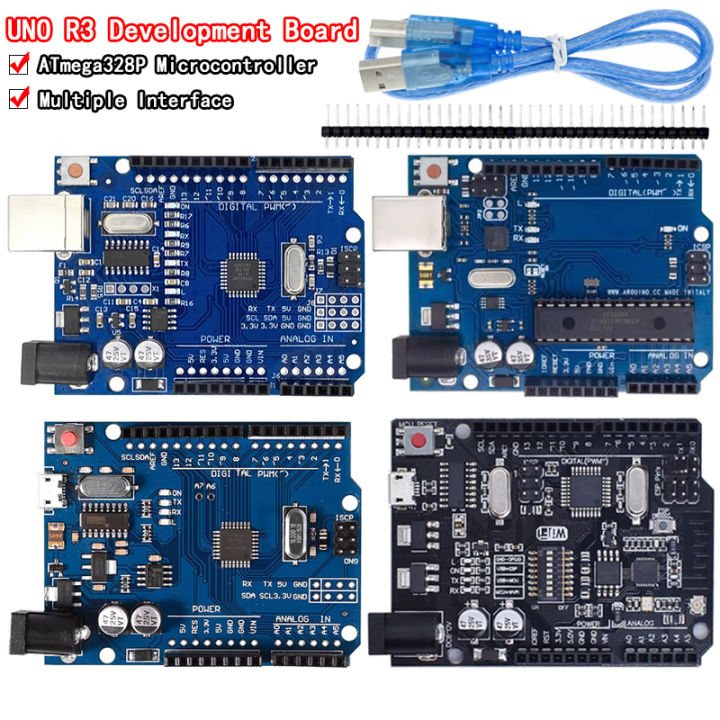 กล่องเครื่องมือทางการ R3 1ชุด Atmega16u2uno Wifi Ch340g Mega328p R3สำหรับ Arduino Uno บอร์ด