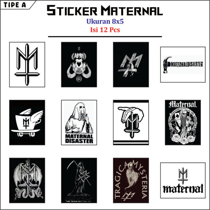 Sticker Maternal Ukuran 8cm x 5cm !!! ISI 12 PCS | Lazada Indonesia