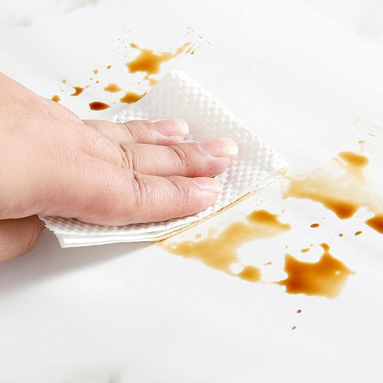 Bathroom Wallpaper Waterproof Moisture-proof Marble Grain Tile Table ...