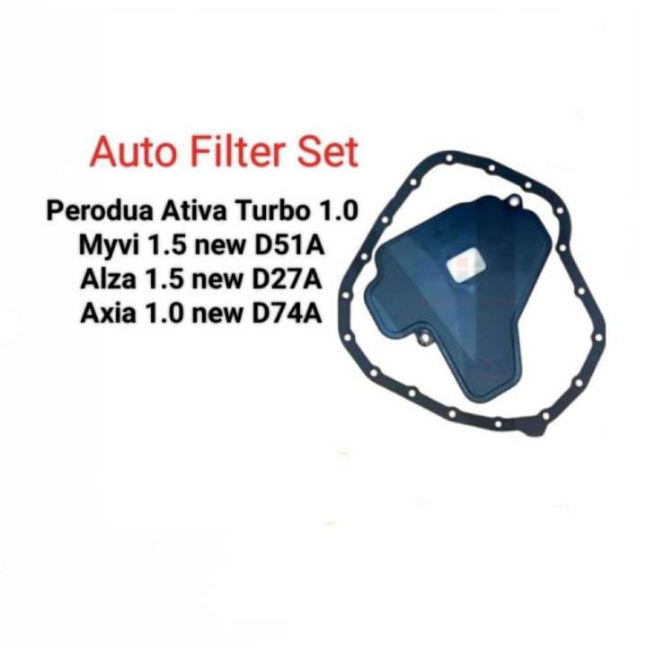 PERODUA ATIVA 1.0 TURBO / MYVI 1.5 D51A DCVT / AXIA 1.0 NEW D74A / ALZA 1.5 NEW D27A AUTO FILTER ...