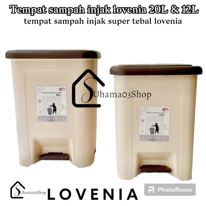 Tempat Sampah Injak Lovenia 20Ltr / Tempat Sampah Plastik Coklat Injak ... Tempat Sampah Injak Lovenia 20Ltr / Tempat Sampah Plastik Coklat Injak ...