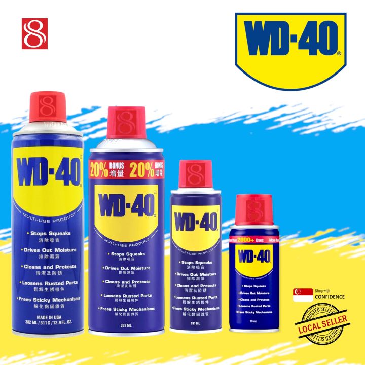 WD40 Multi Purpose Anti Rust Lubricant spray / Lubricant oil | Lazada ...