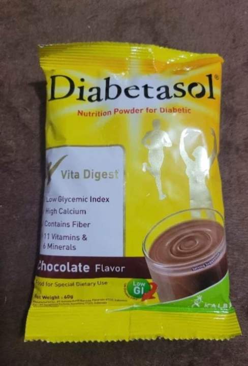 Diabetasol Chocolate Flavor 60g Sachet | Lazada PH