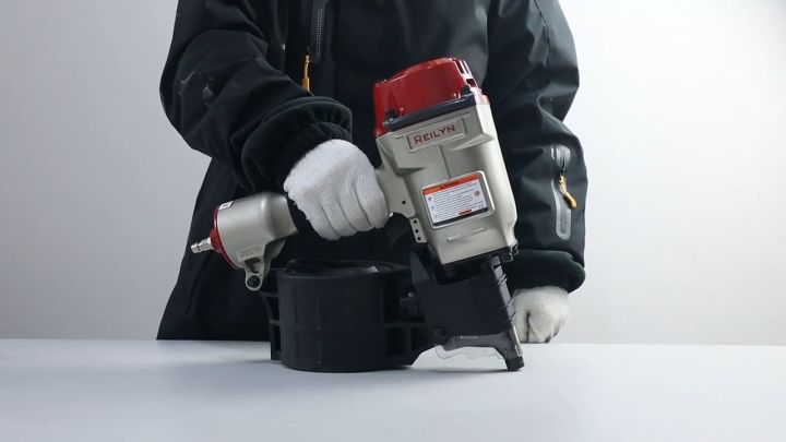 Reilyn Pallet Coil Nailer CN57 CN70 CN80 Pneumatic Air Nailer for wood ...