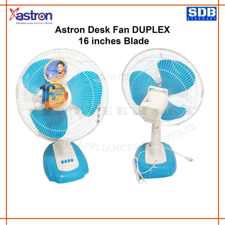 Astron-Duplex 16-Inches Blade-Desk Fan-1pc | Lazada PH