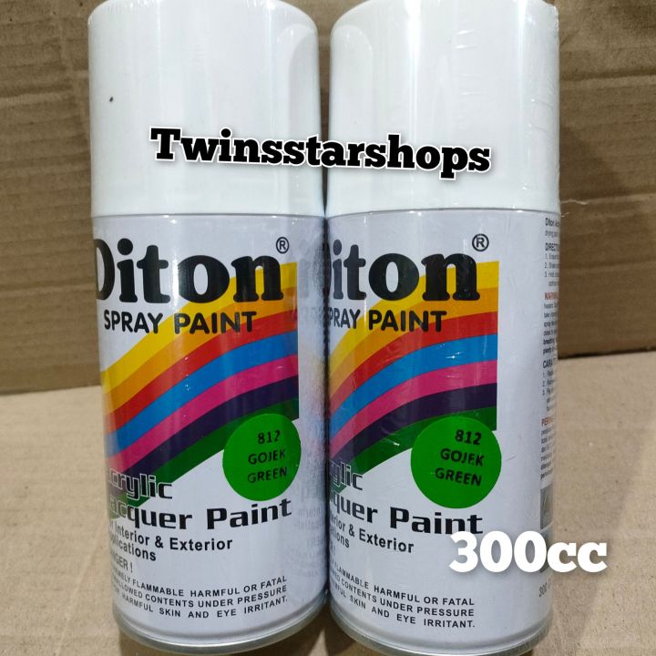 Pilok Pilox Cat Semprot Diton Hijau Gojek Green 300cc 812 | Lazada ...