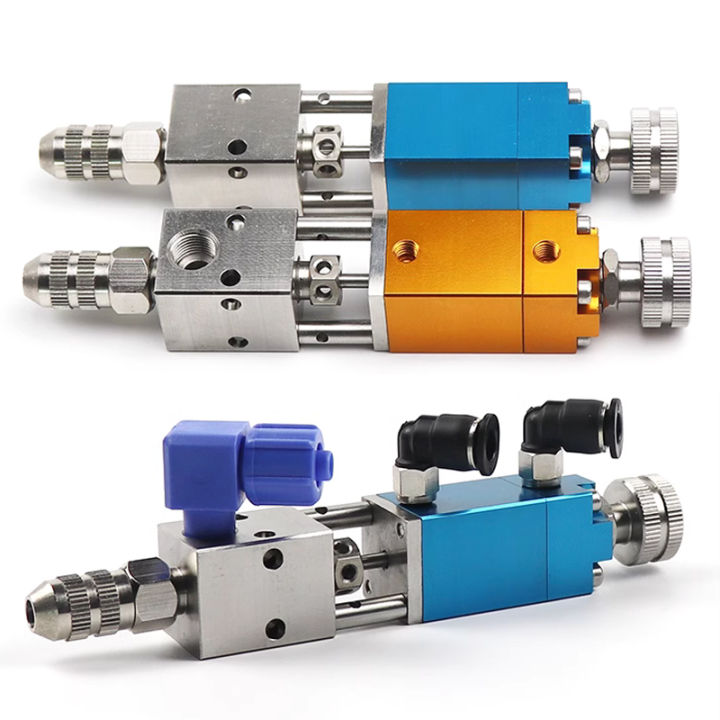Pneumatic Micrometer UV Glue Dispenser Valve Precision Thimble ...
