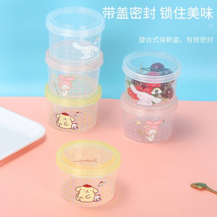 Miniso Original famous product Sanrio round lunch box preservation box ...