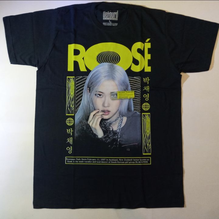 K-pop Idol Rose Blackpink T-shirt/Kaos K-Pop Blackpink Rose Park Unisex Oversize | Lazada Indonesia