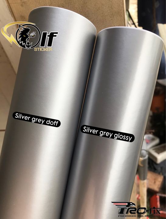 Skotlet silver grey doff silver grey glossy scotlite profix vinyl ...